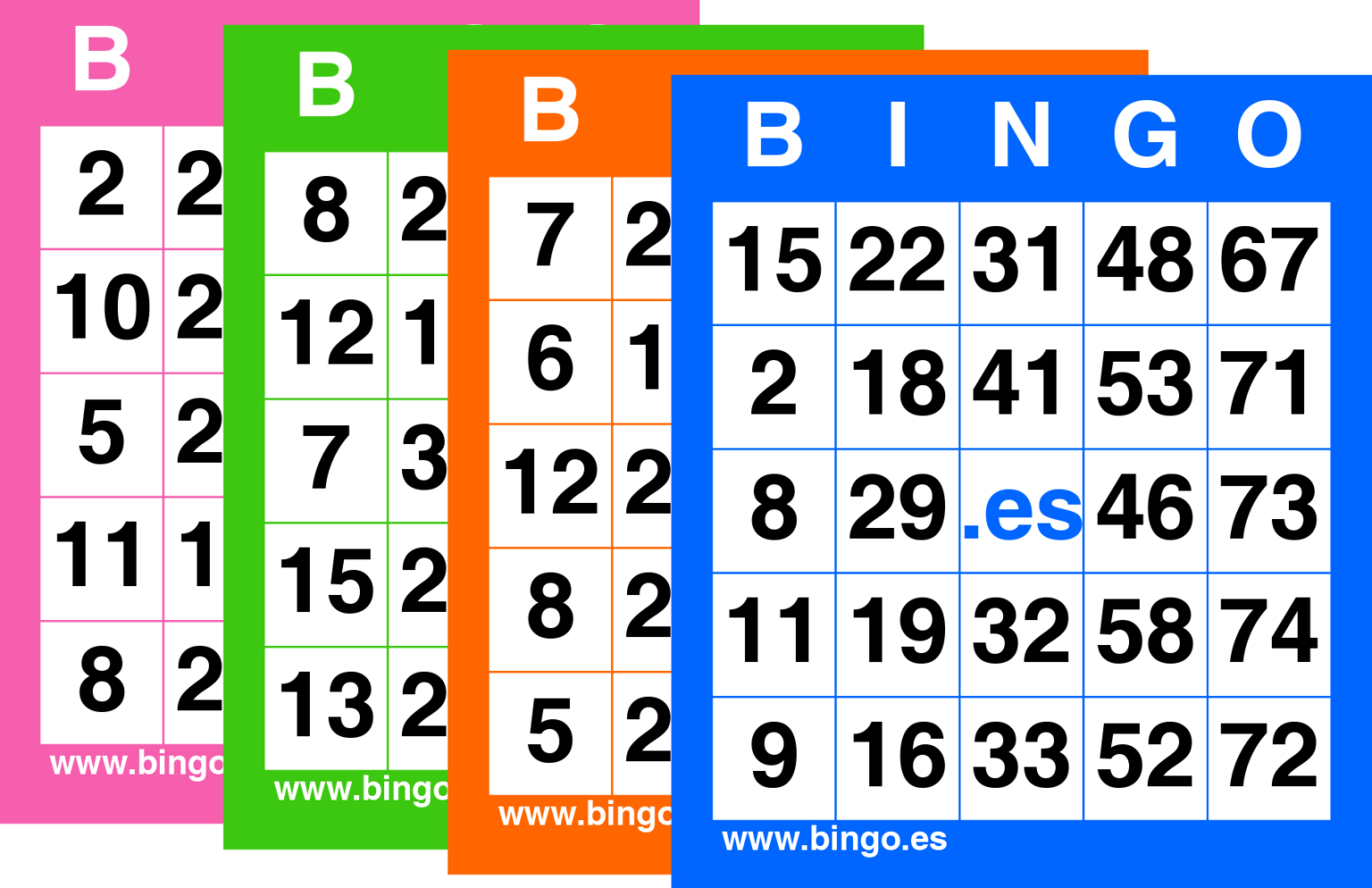 Cartones de Bingo: Tipos y Reglas - Juega Bingo Gratis