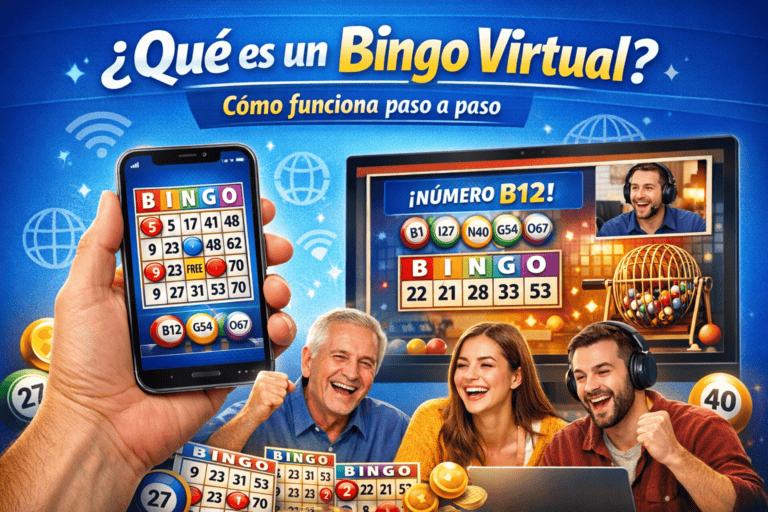 ¿Qué es un bingo virtual y cómo funciona paso a paso? - Juega Bingo Gratis