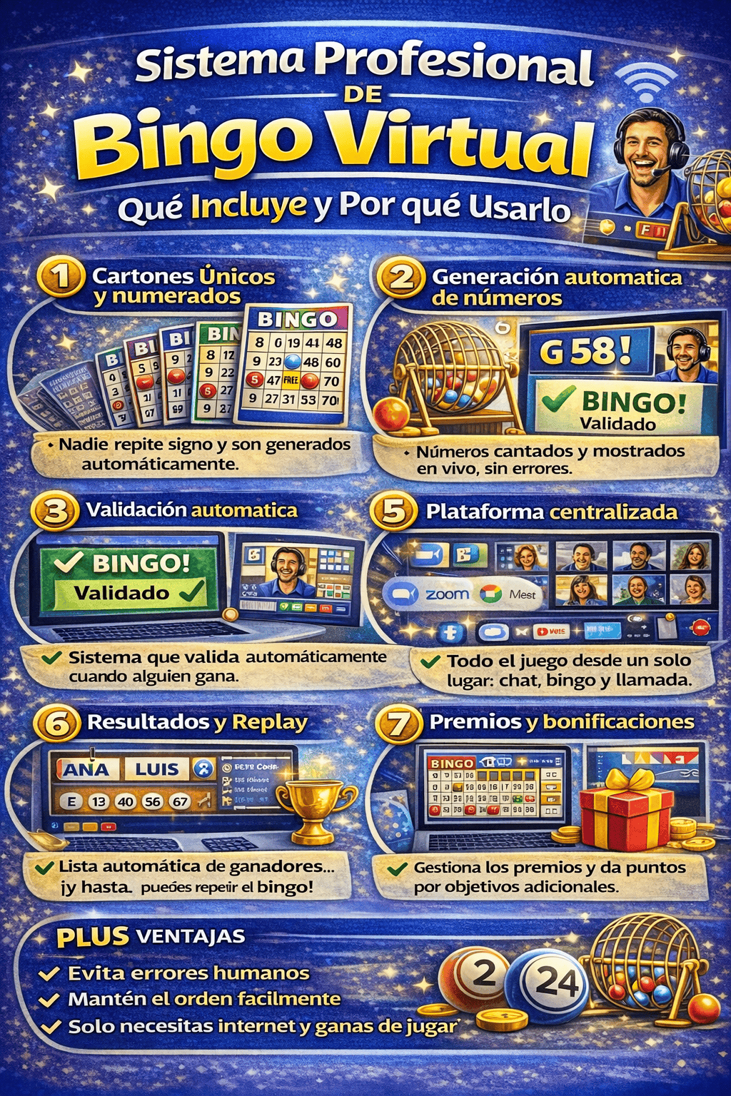Sistema profesional de bingo virtual: qué incluye y por qué usarlo ...