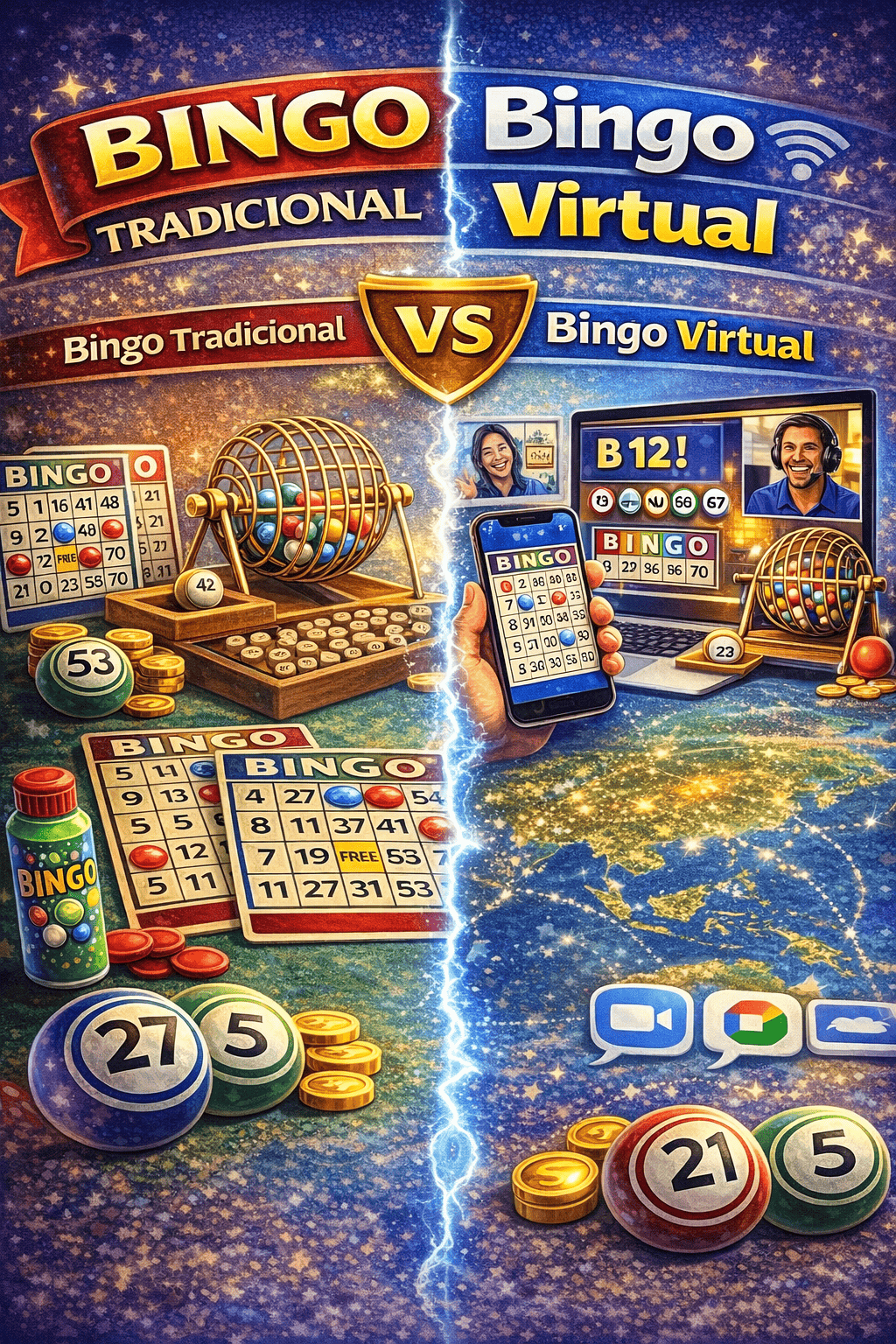 Bingo tradicional vs bingo virtual - Juega Bingo Gratis