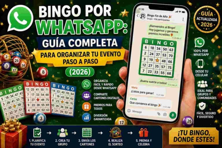Bingo por WhatsApp: Guía Completa para Organizar tu Evento Paso a Paso ...