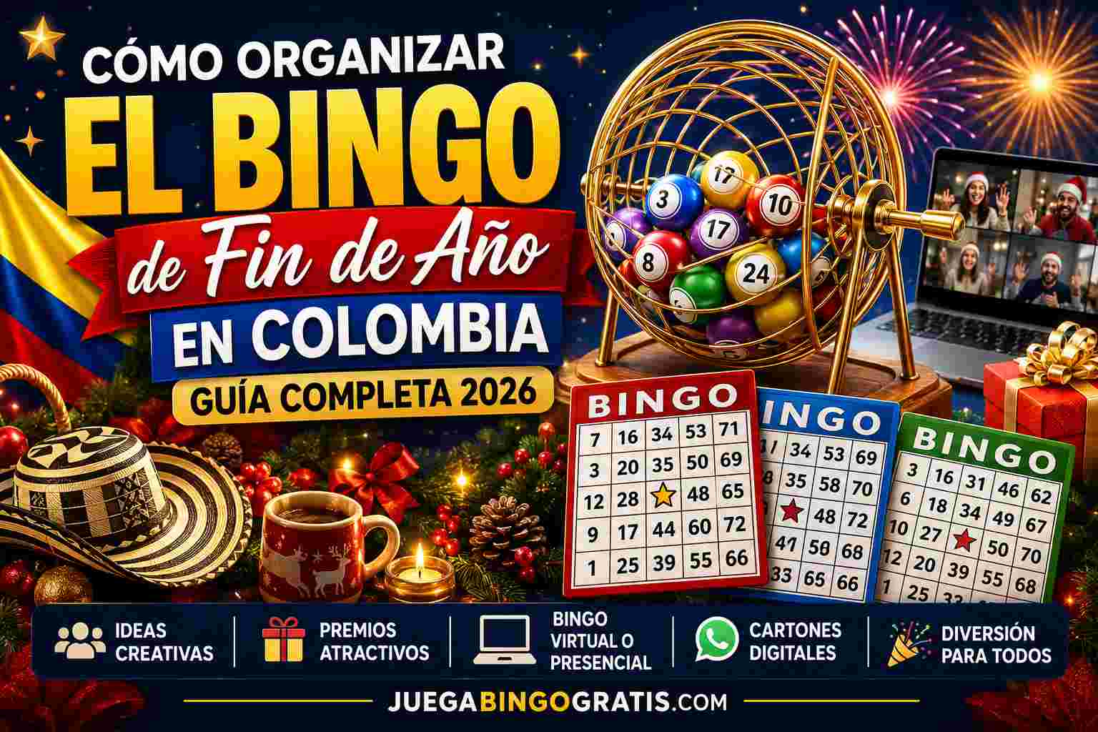 Cómo Organizar el Bingo de Fin de Año en Colombia (Guía Completa 2026 ...